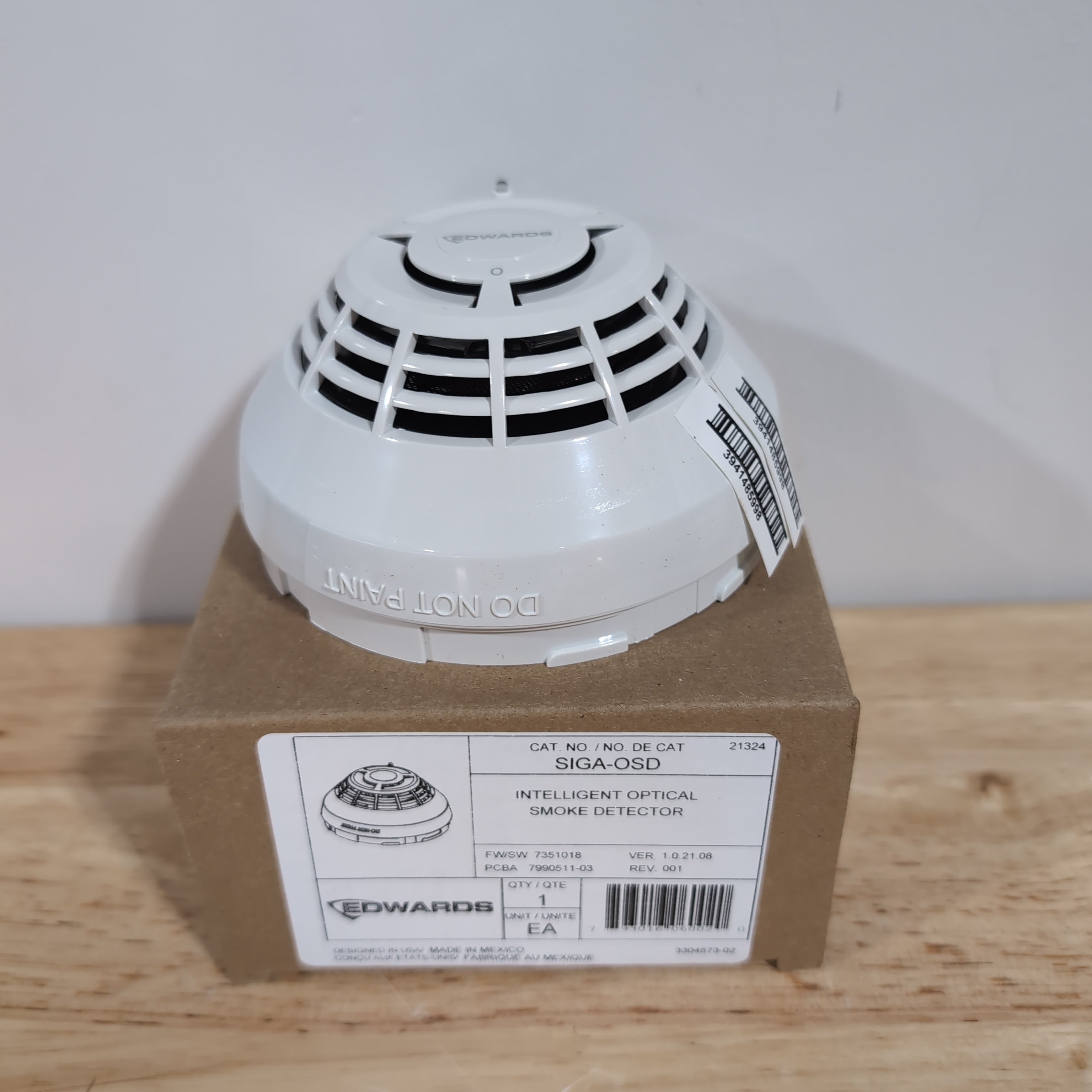 Edwards SIGA-OSD Intelligent Optical Smoke detector – YEG Fire & Safety