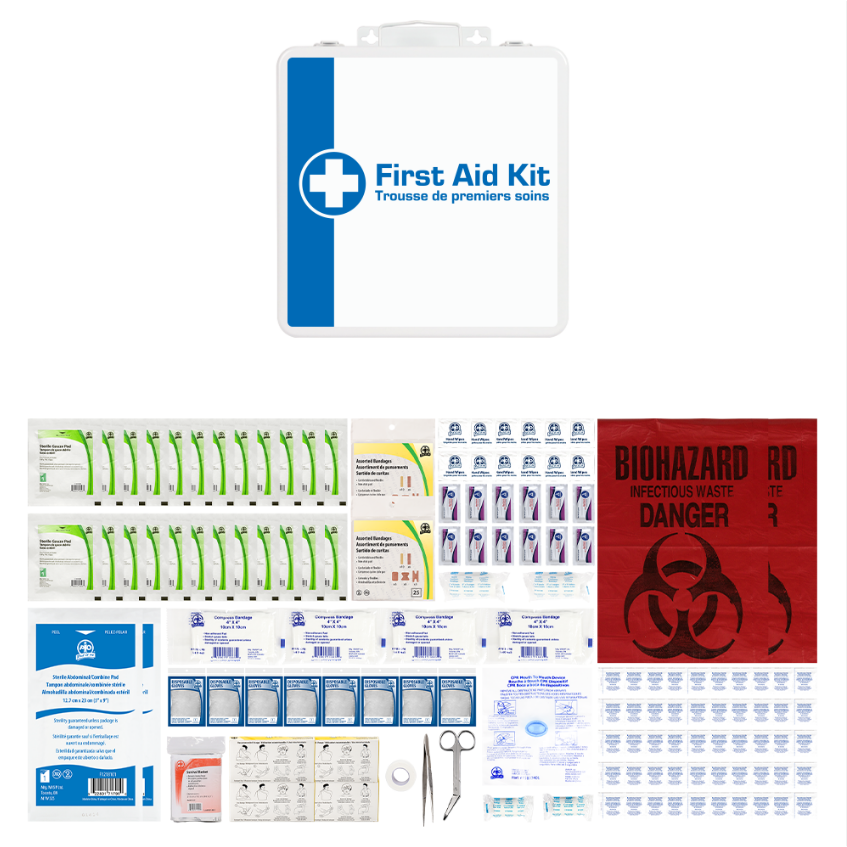 First Aid Kit CSA Type 2 Medium Metal – YEG Fire & Safety