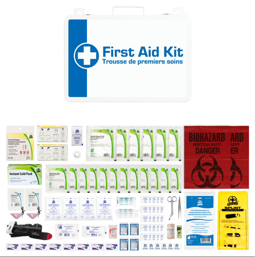 First Aid Kit CSA Type 3 Small Metal – YEG Fire & Safety