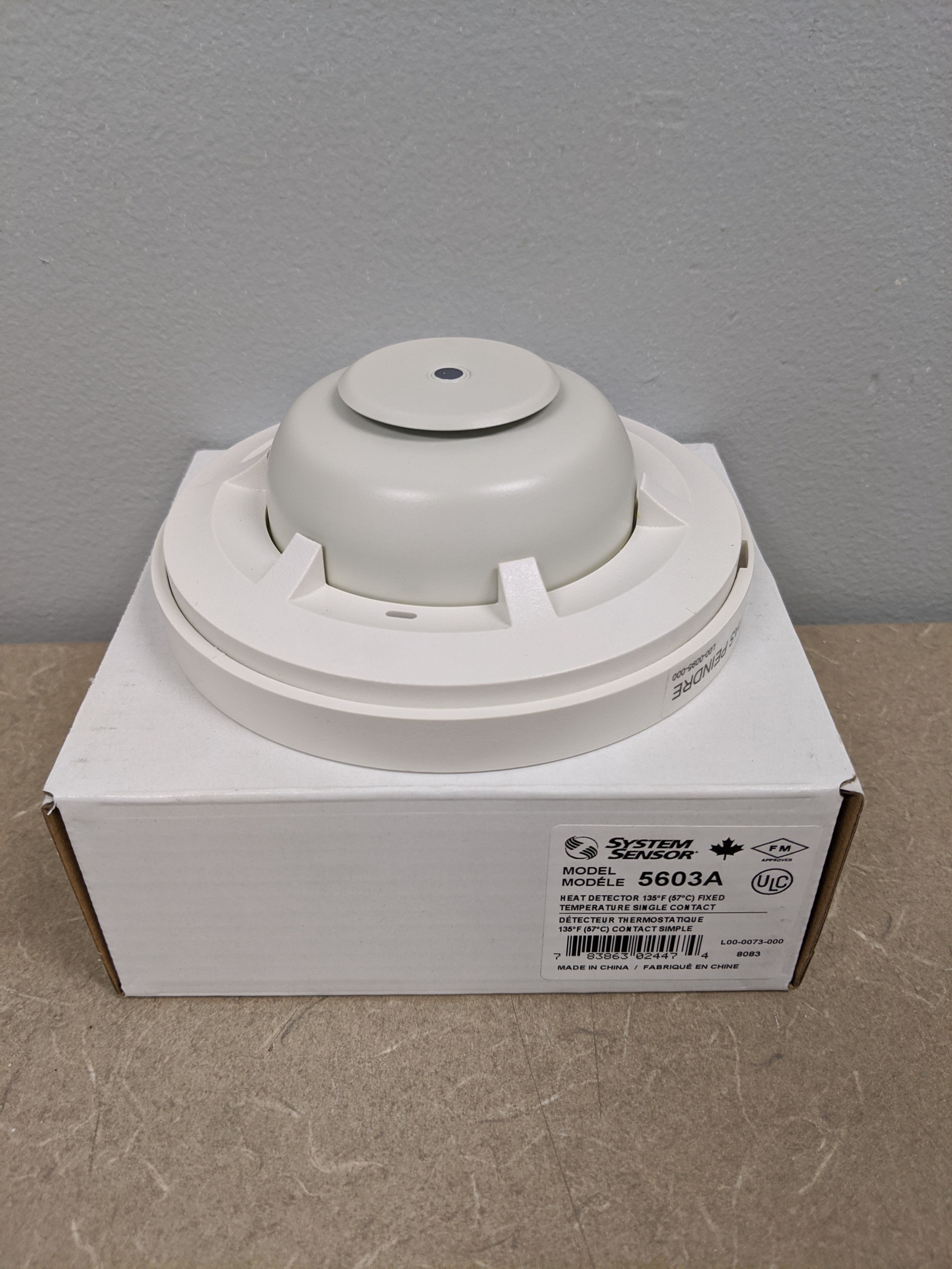 System Sensor 5603A 135°F (57°C) Fixed-Temperature Heat Detector – YEG ...