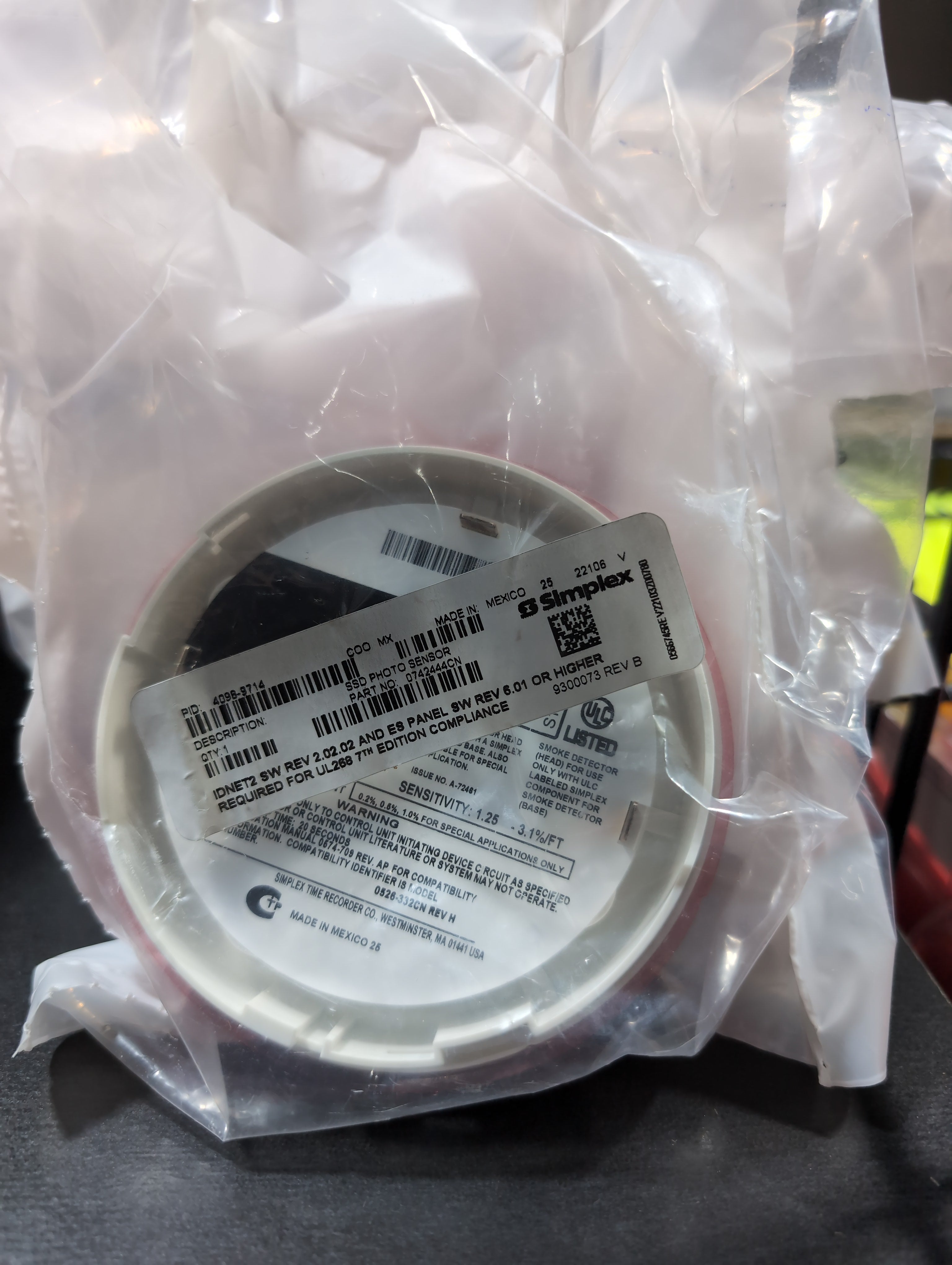 Simplex 4098-9714 Smoke Detector – YEG Fire & Safety