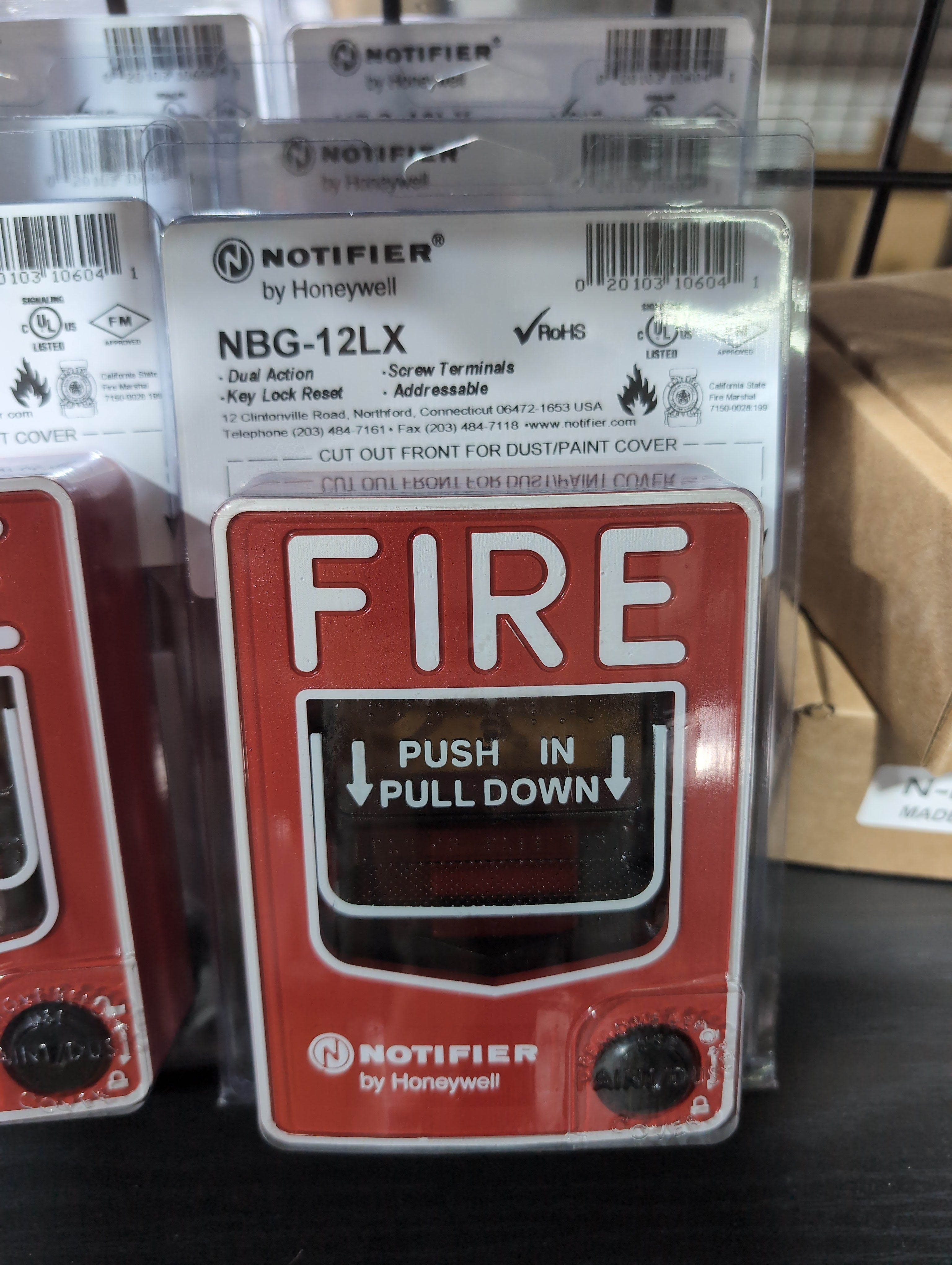 Notifier NBG-12LX Addressable Pull Station – YEG Fire & Safety