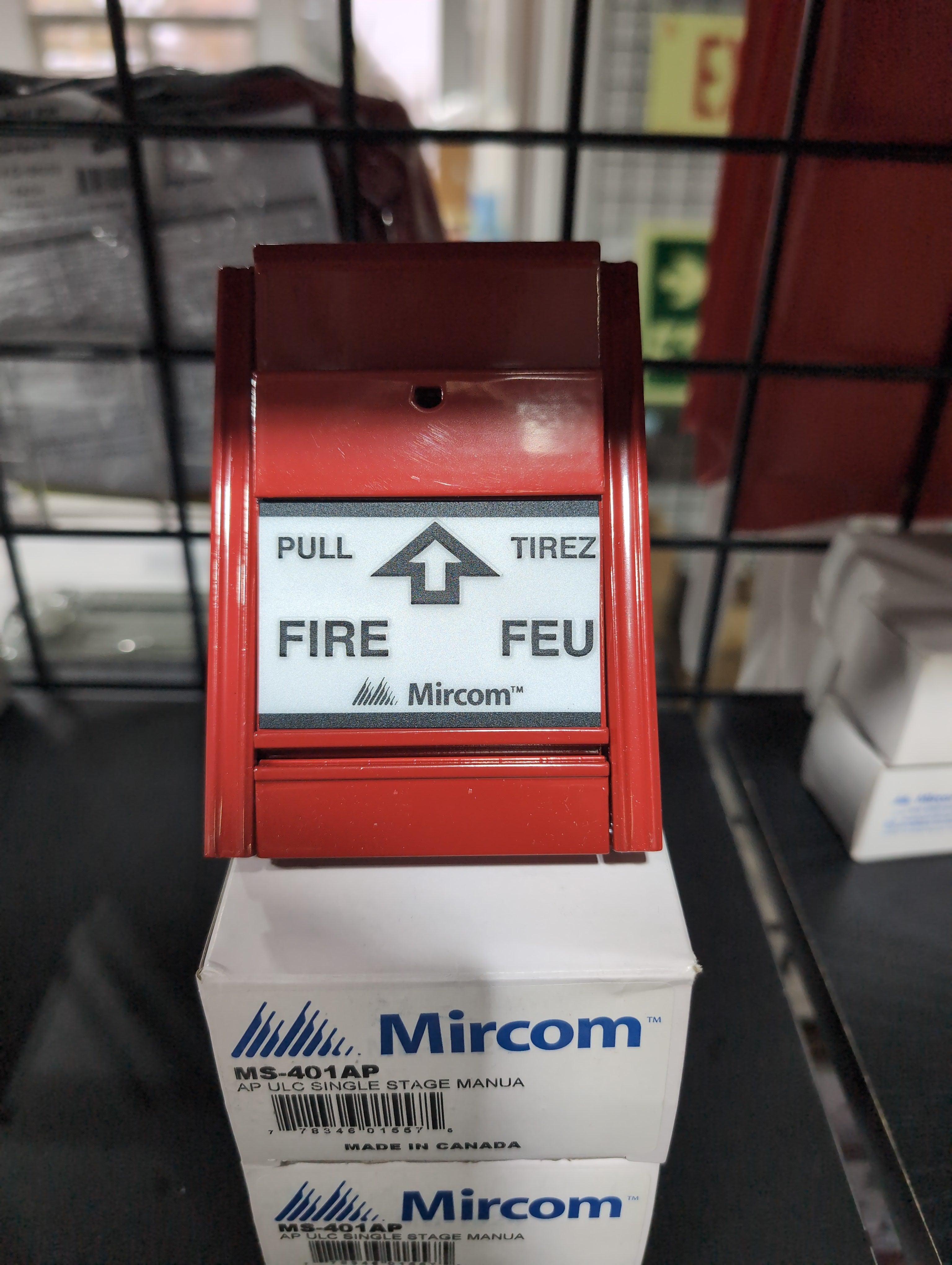 Mircom MS-401AP Addressable Single Stage Pull Station – YEG Fire & Safety